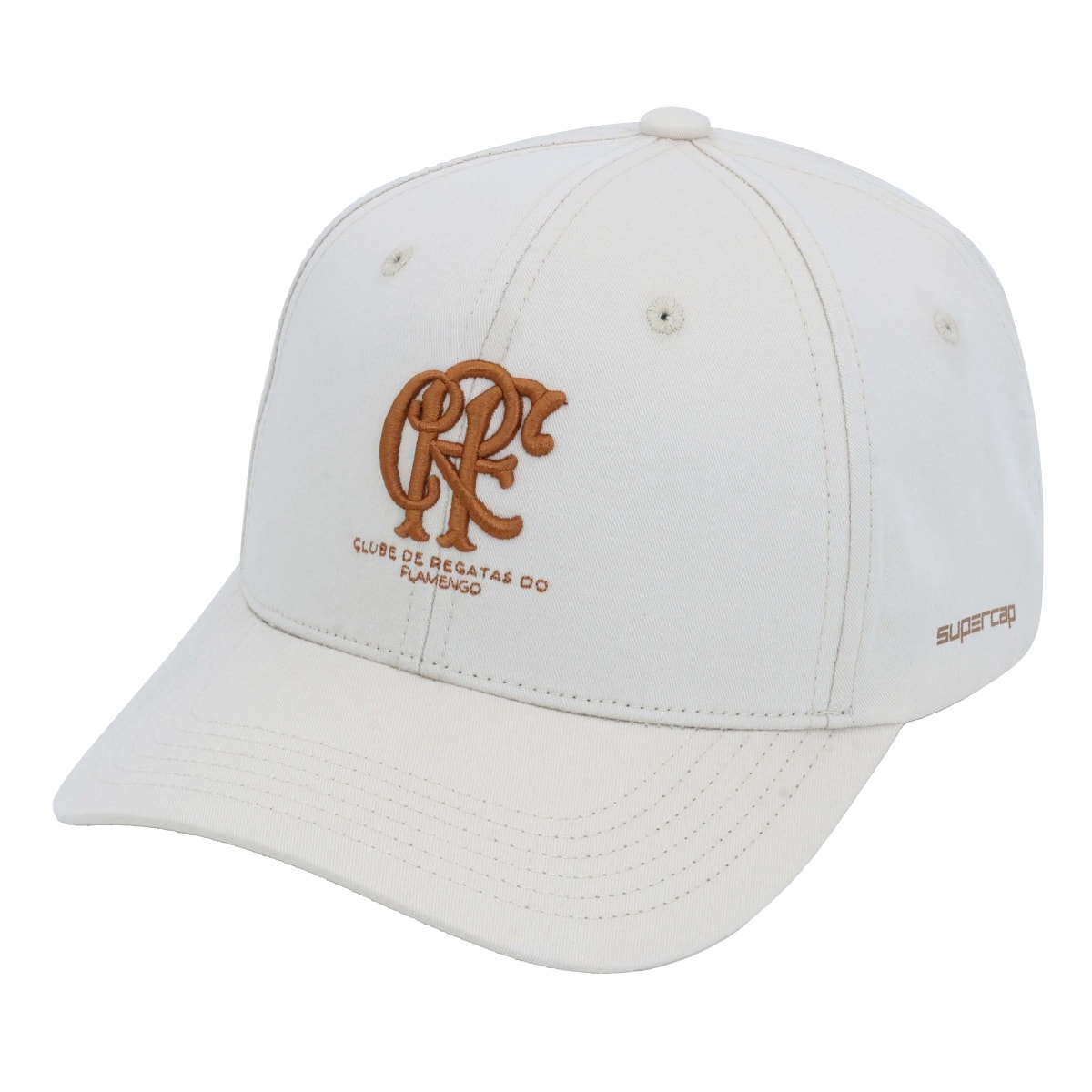 Boné Flamengo SuperCap Símbolo Dourado Aba Curva Oficial